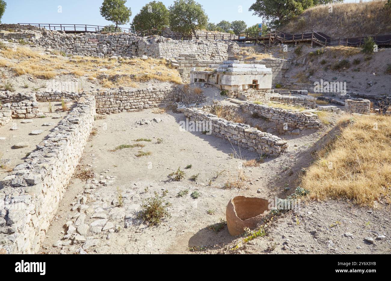 Visiting Troy today, one can see remnants of buildings which date to ...