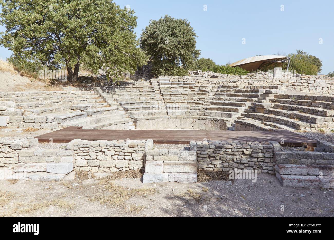 Visiting Troy today, one can see remnants of buildings which date to ...