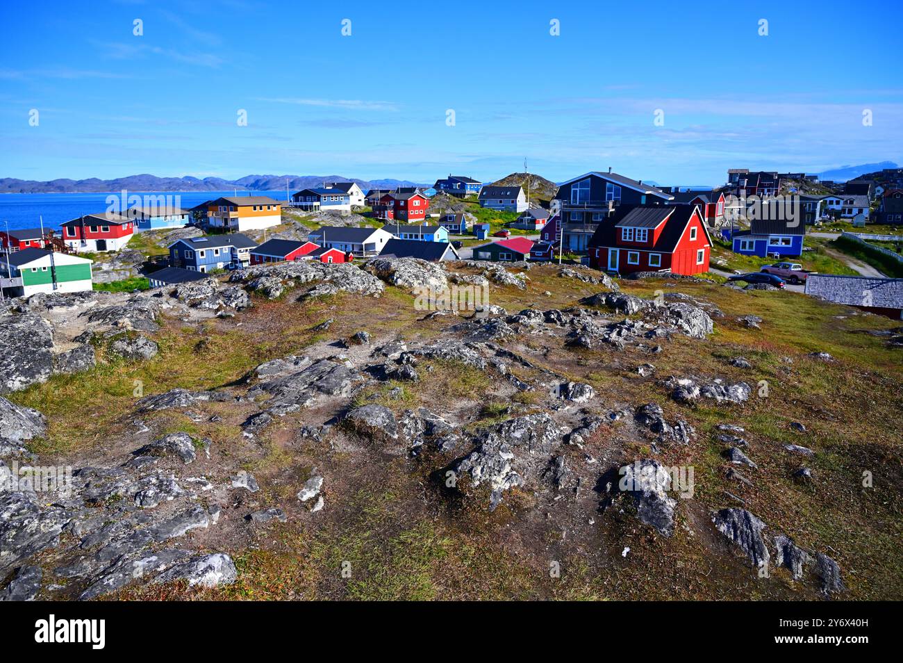 Hans Egede Statue, Nuuk Stock Photo - Alamy