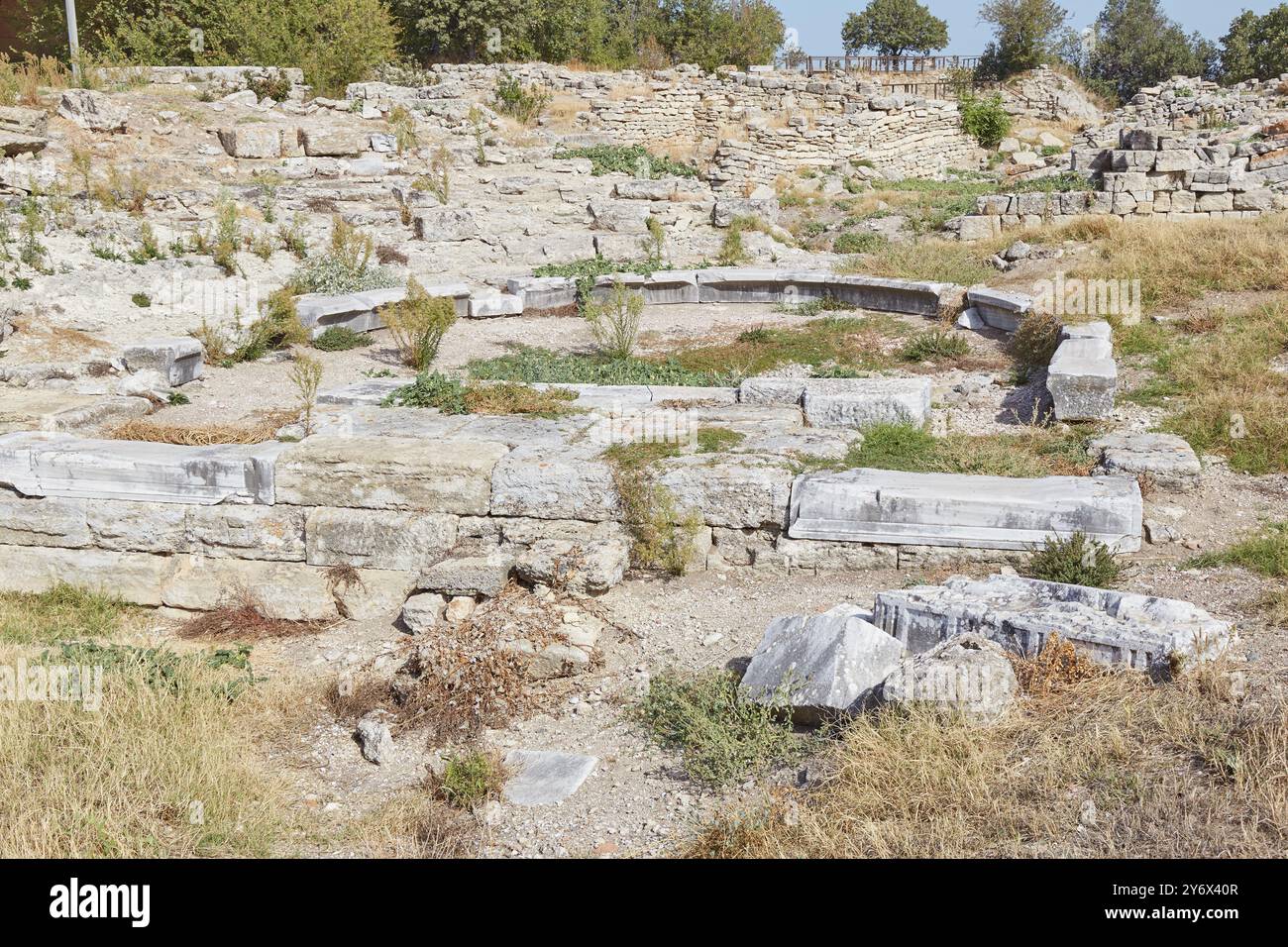 Visiting Troy today, one can see remnants of buildings which date to ...