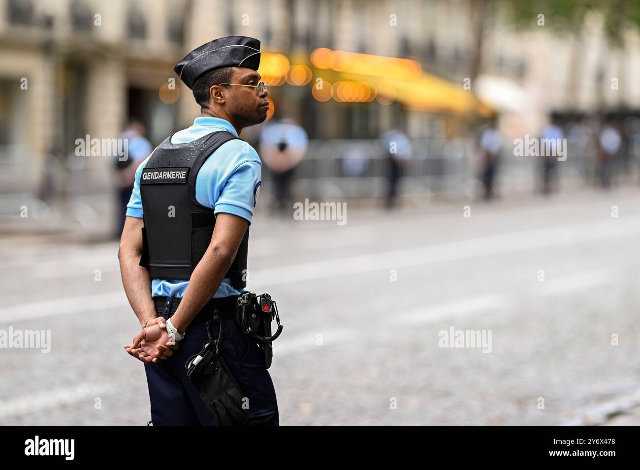Illustration picture showing a male police officer (man) with uniform ...