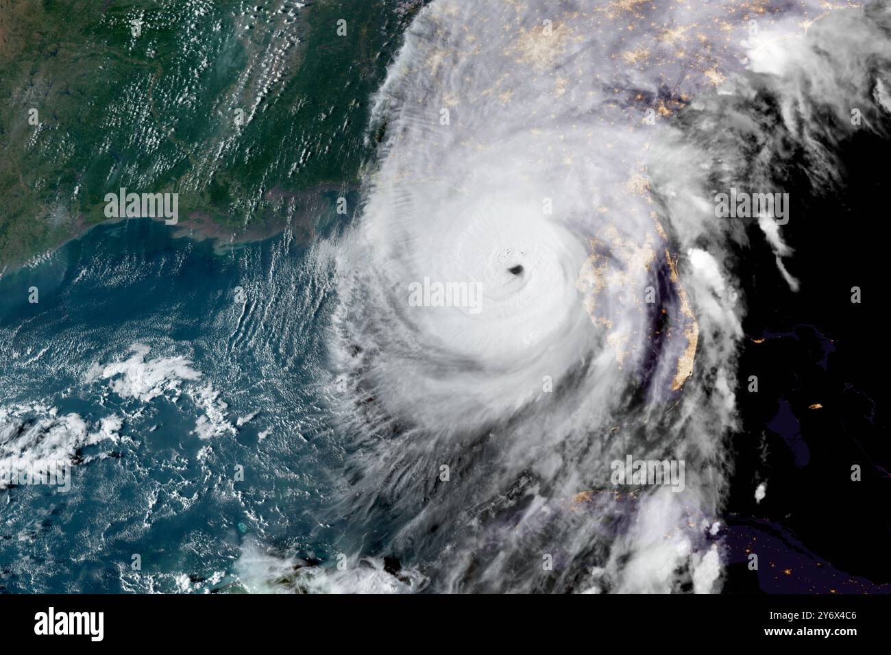Hurricane helene satellite image hi-res stock photography and images ...