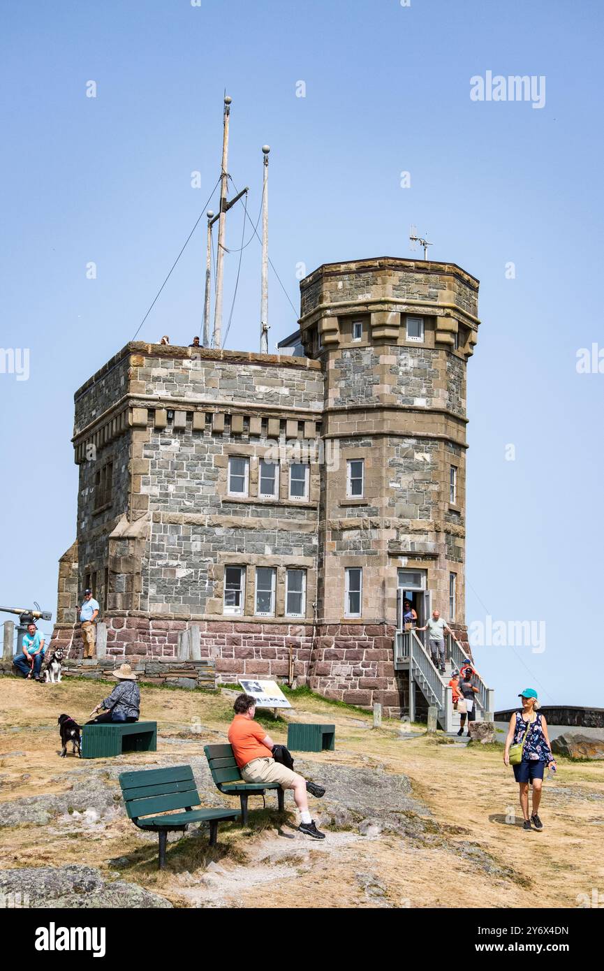 Cabot Tower at Signal Hill National Historic Site in St. John's ...