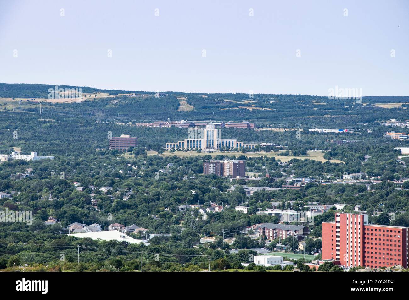 View of the Confederation Building from Signal Hill National Historic ...