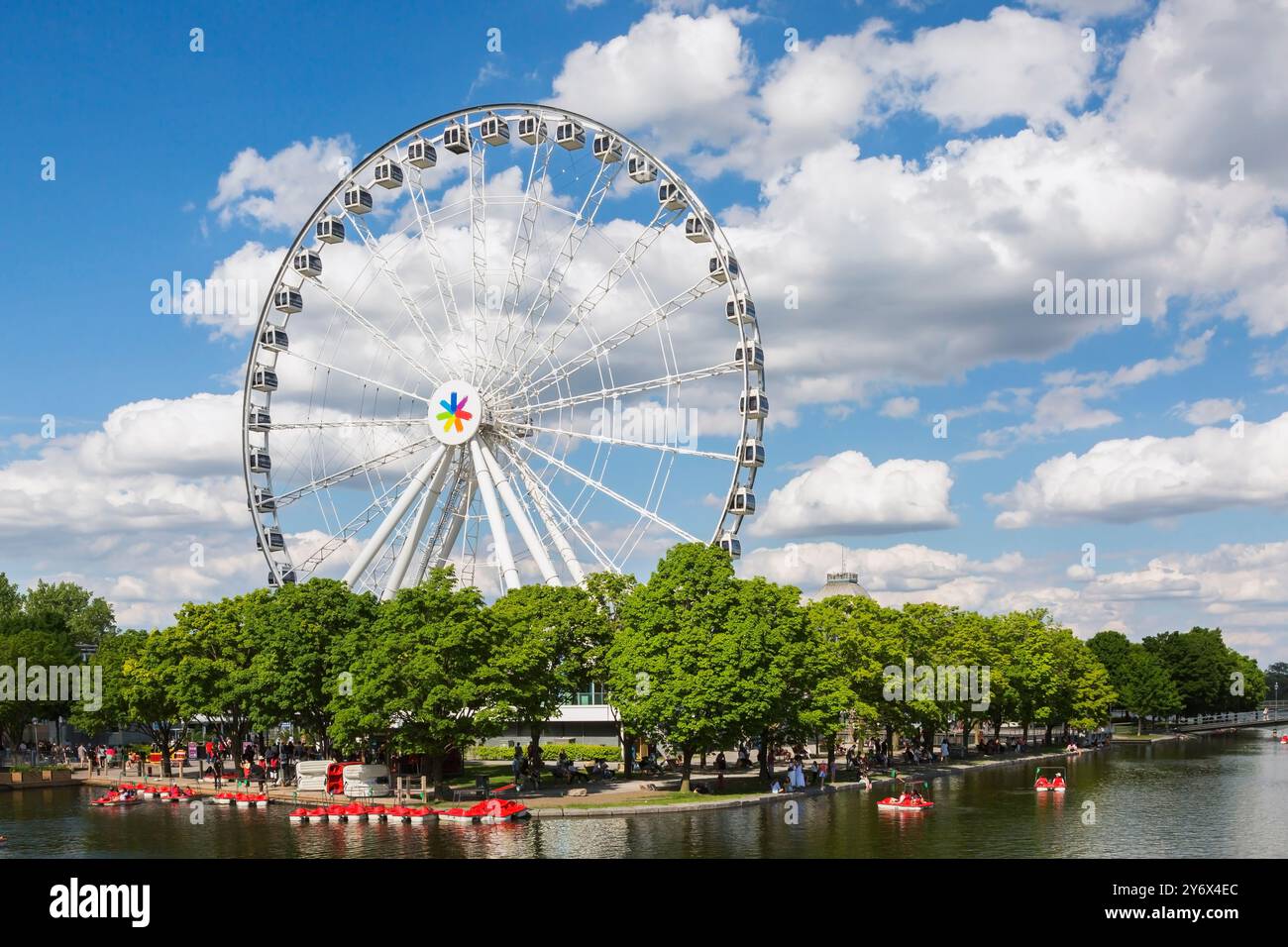 The Montreal Observation Ferris Wheel or La Grande Roue de Montreal ...