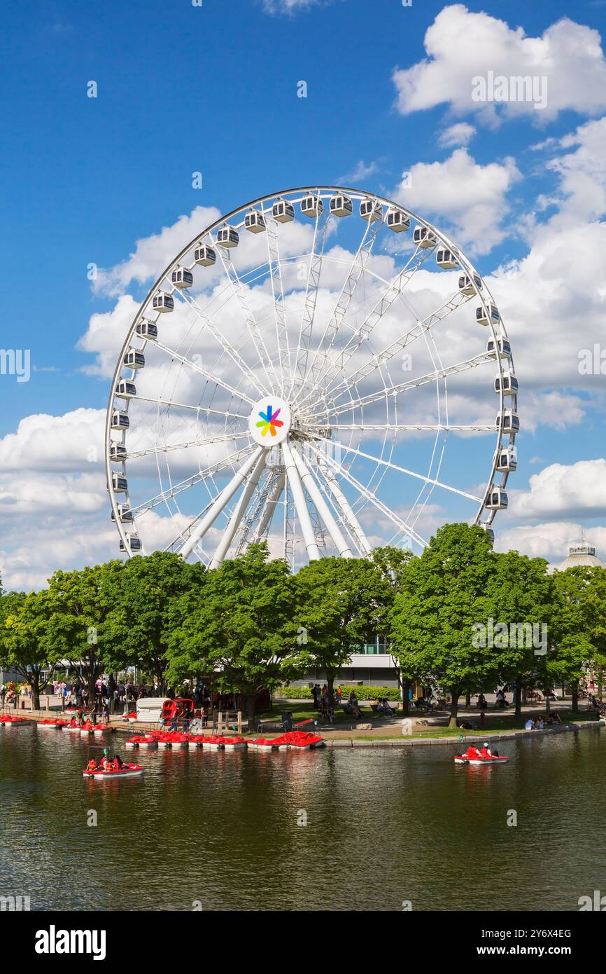 The Montreal Observation Ferris Wheel or La Grande Roue de Montreal ...