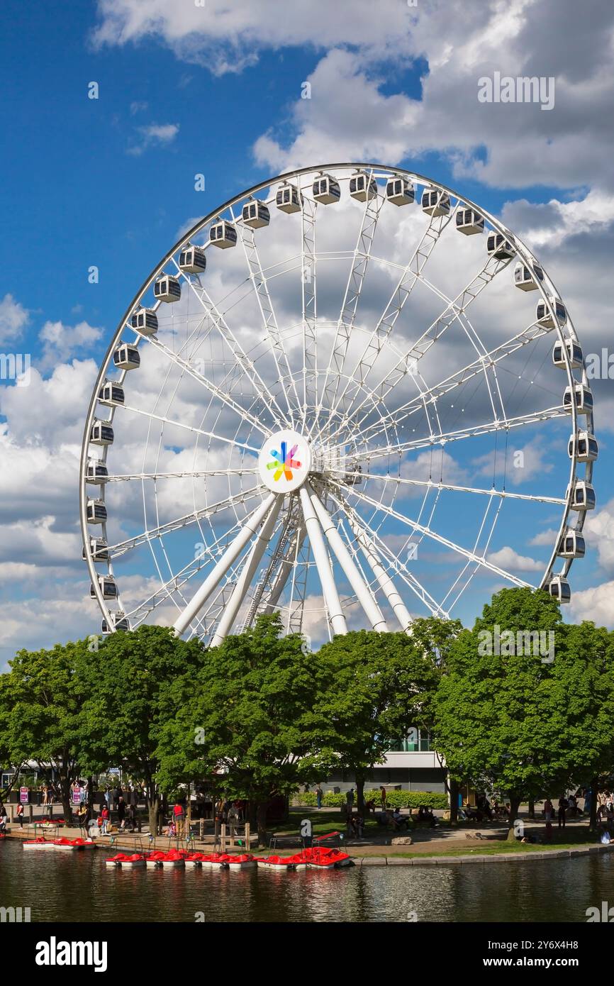 The Montreal Observation Ferris Wheel or La Grande Roue de Montreal ...