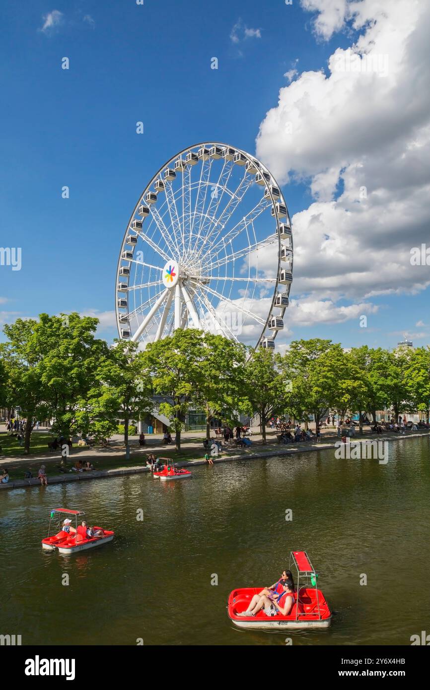 The Montreal Observation Ferris Wheel or La Grande Roue de Montreal ...