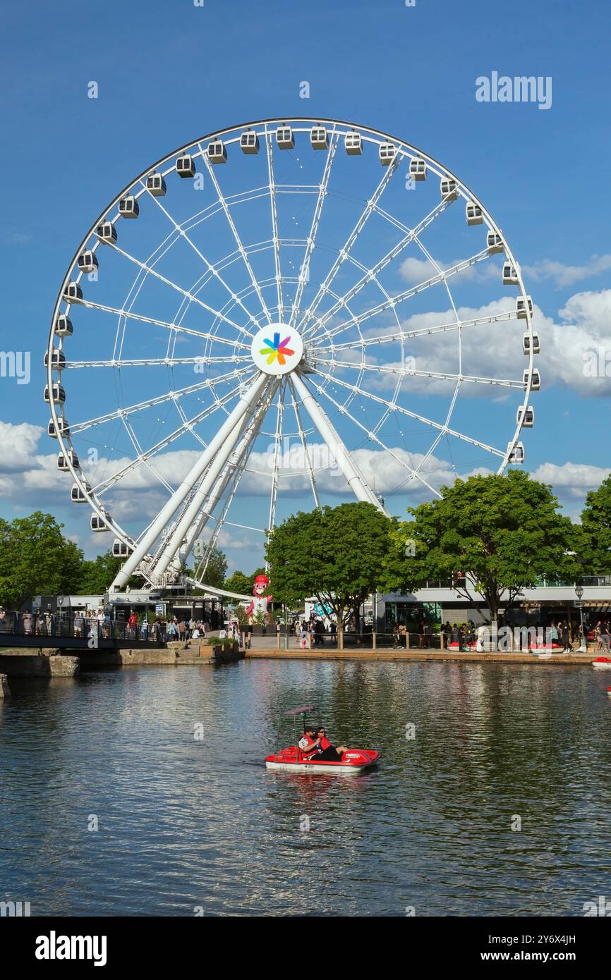 The Montreal Observation Ferris Wheel or La Grande Roue de Montreal ...