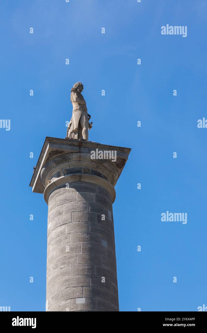 The Nelson Column on Place Jacques Cartier in spring, Old Montreal ...