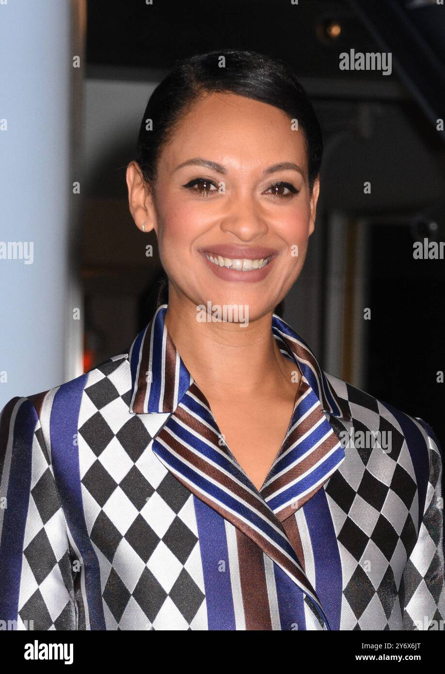 NEW YORK, NY: SEPTEMBER 26: Cynthia Addai-Robinson pictured as the cast ...