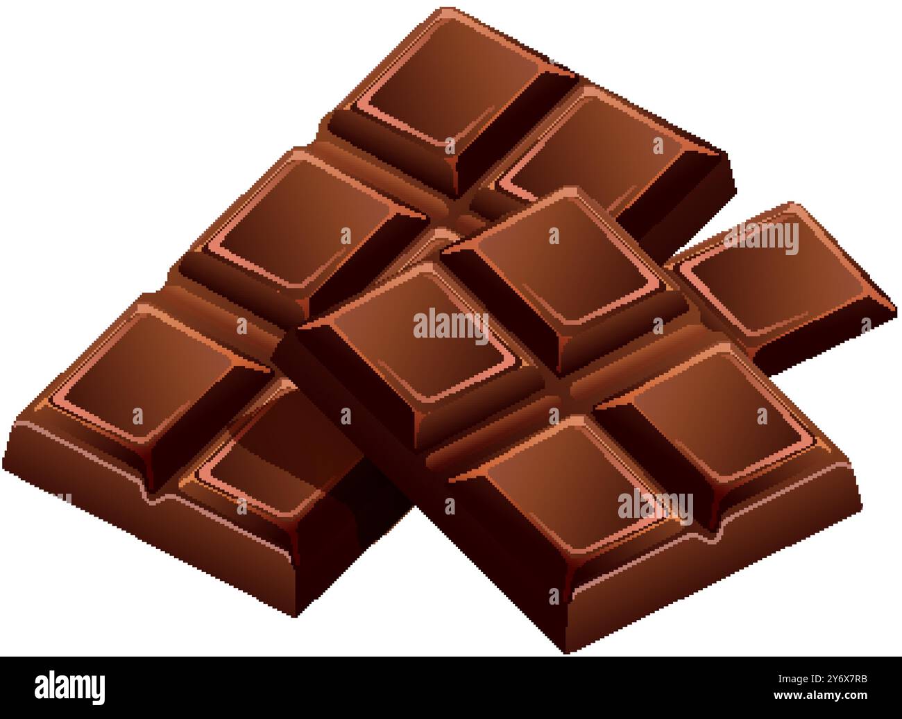 Vector image of chocolate bars Stock Vector Image & Art - Alamy
