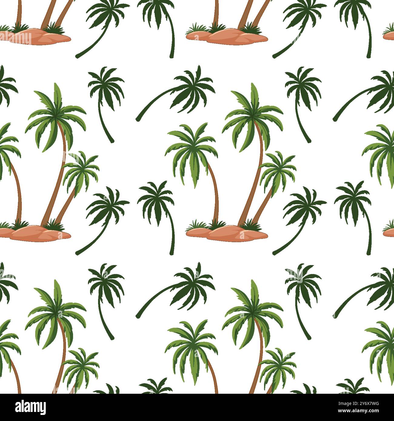 Palm trees trunks Stock Vector Images - Alamy