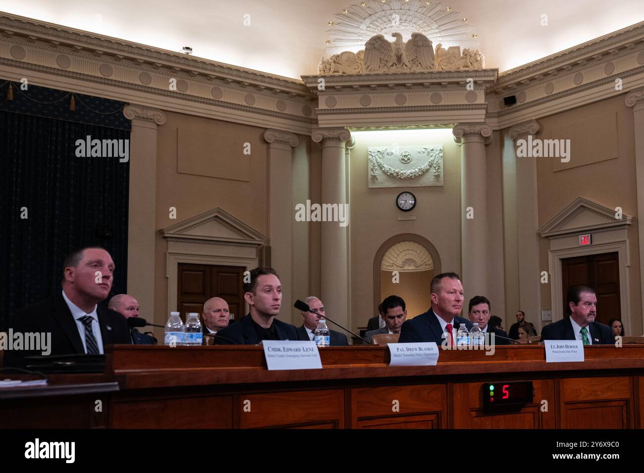 Edward Lenz, Sergeant of the Adams Township Police Department ...