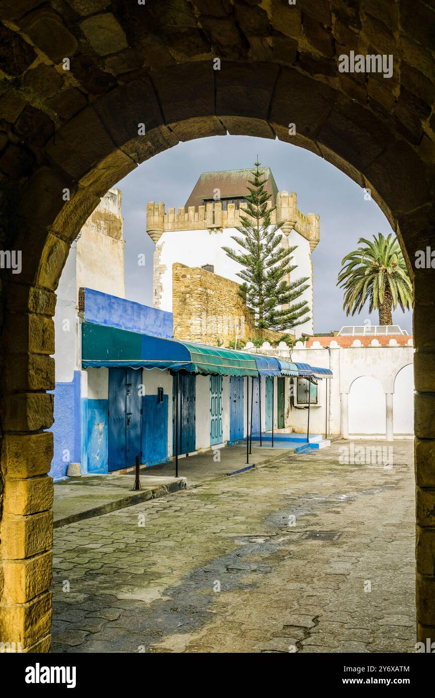Borj al Qamra, siglo XVI, medina of Assilah, Marruecos, north of Africa ...