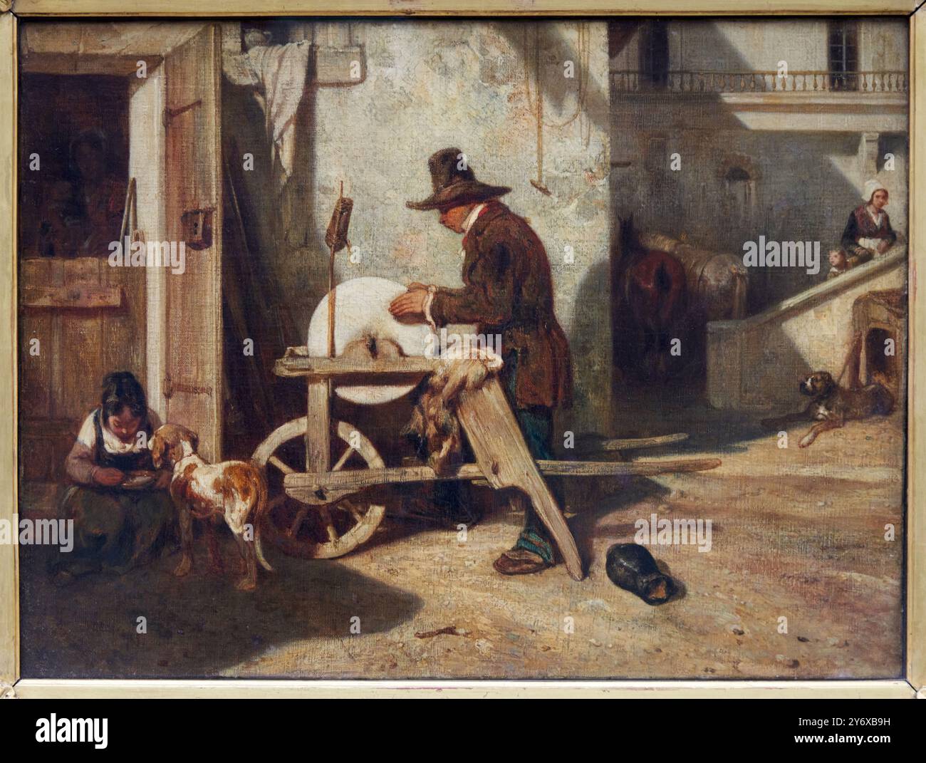 The Knife Grinder, Alexandre-Gabriel DECAMPS, Paris, 1803 ...