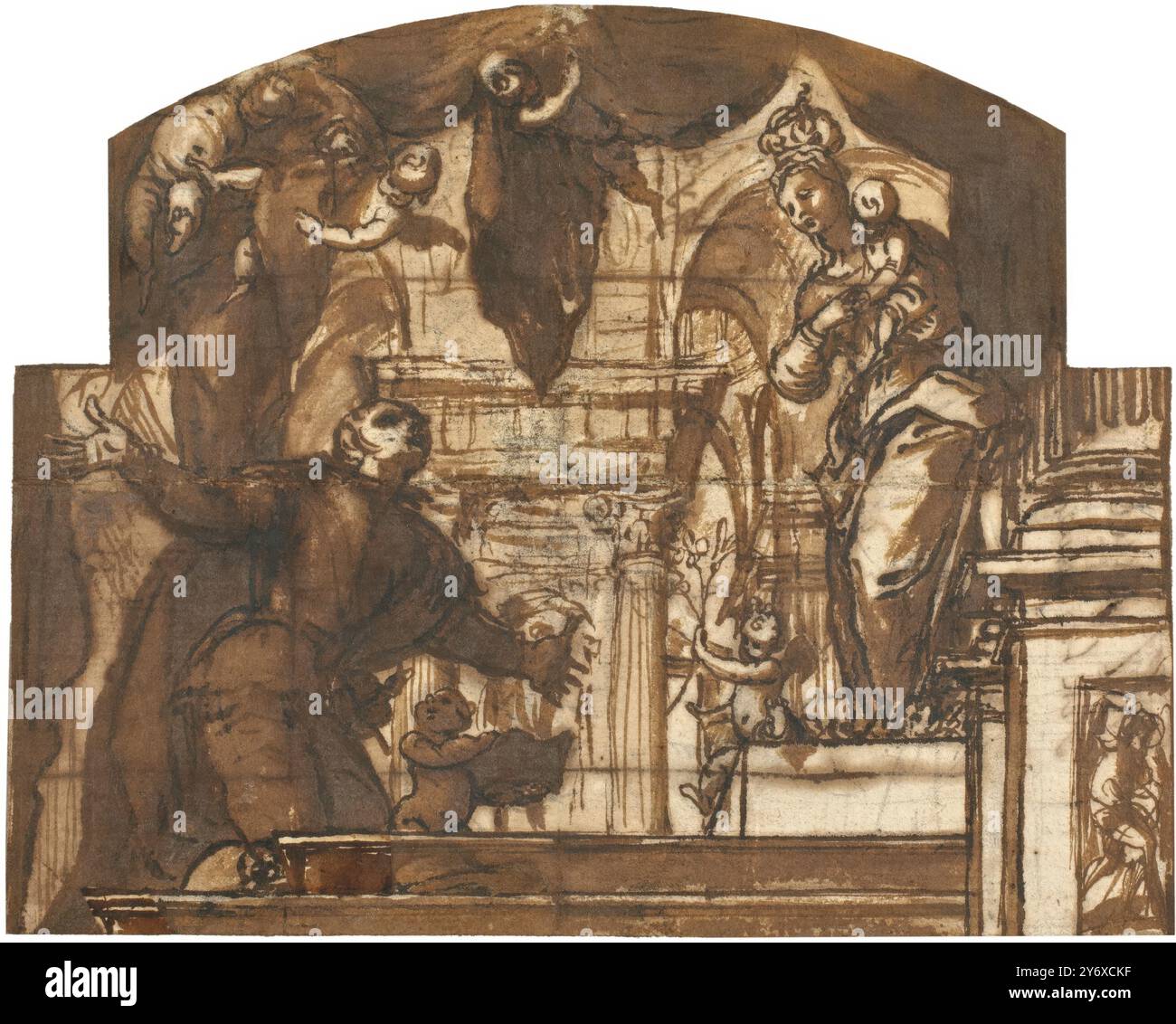 Sebastián de Herrera Barnuevo / 'Apparition of the Virgin of Good ...