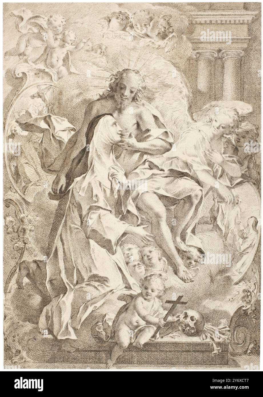 José Camarón / 'Apparition of Christ to Saint Catherine of Siena ...