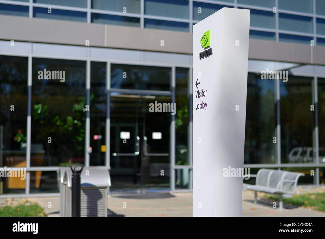 The original Nvidia Corporation headquarters in Silicon Valley, Santa ...