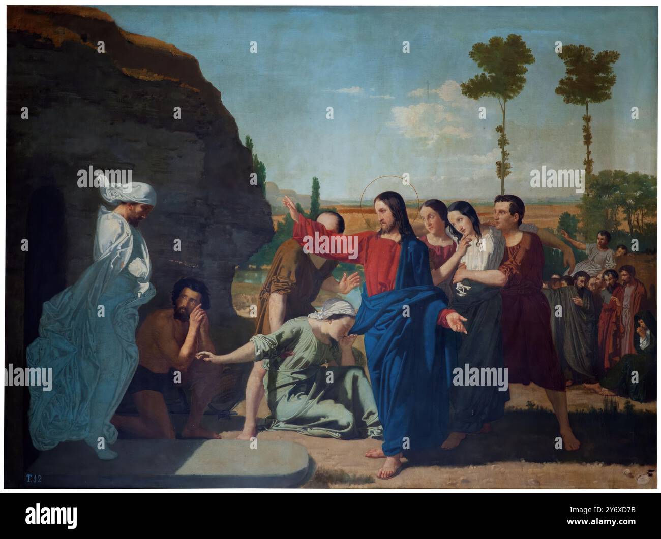 Juan García Martínez / 'The raising of Lazarus'. 1856. Oil on canvas. Museum: Museo del Prado ...