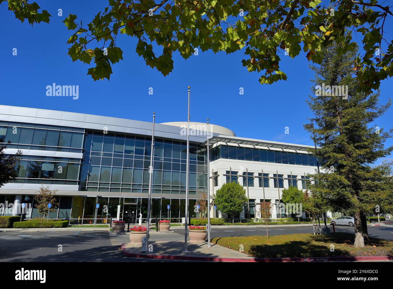 The original Nvidia Corporation headquarters in Silicon Valley, Santa ...
