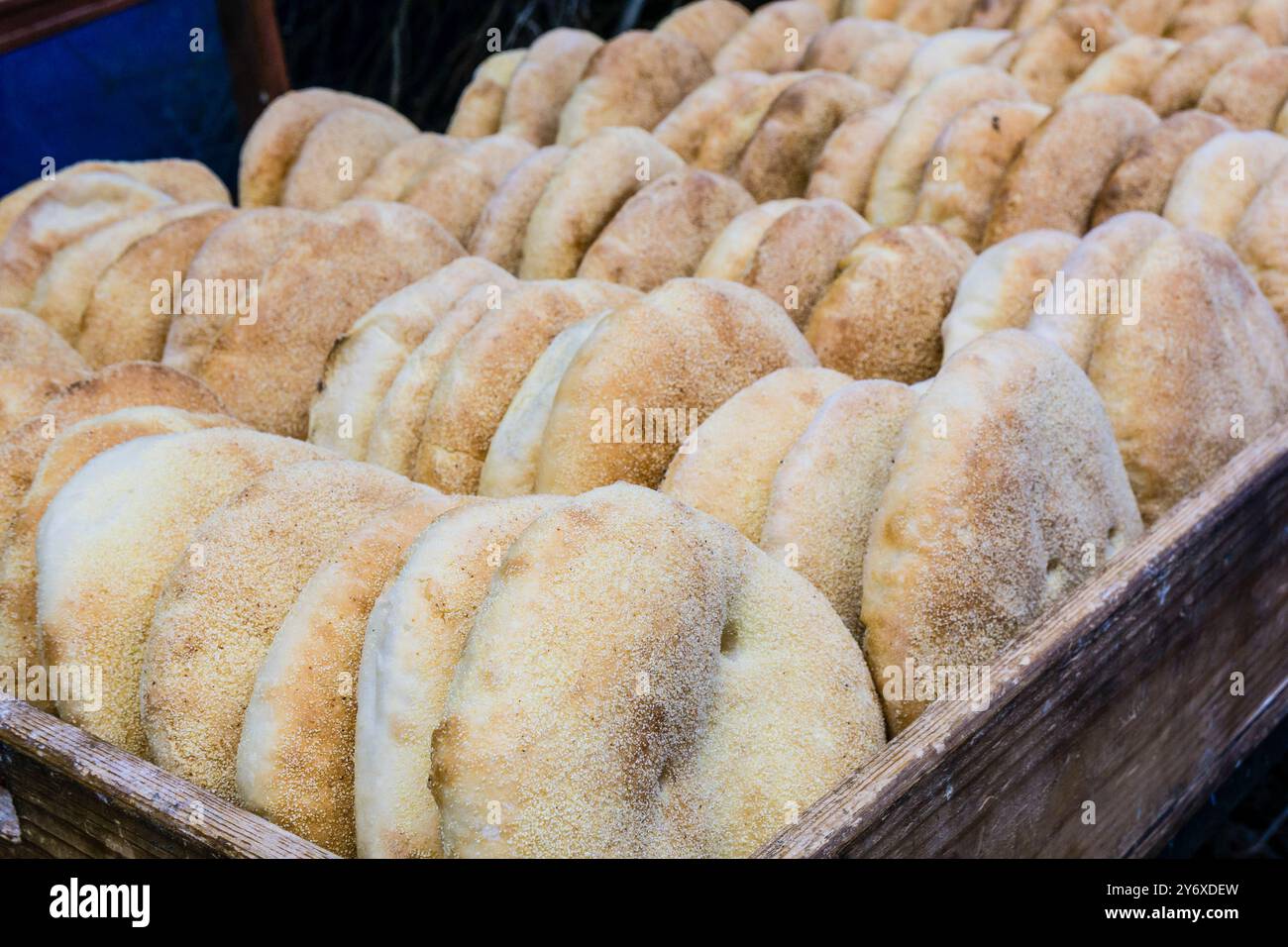 artisan bread, panaderia in the medina, Chefchauen, -Chauen-, Morocco ...