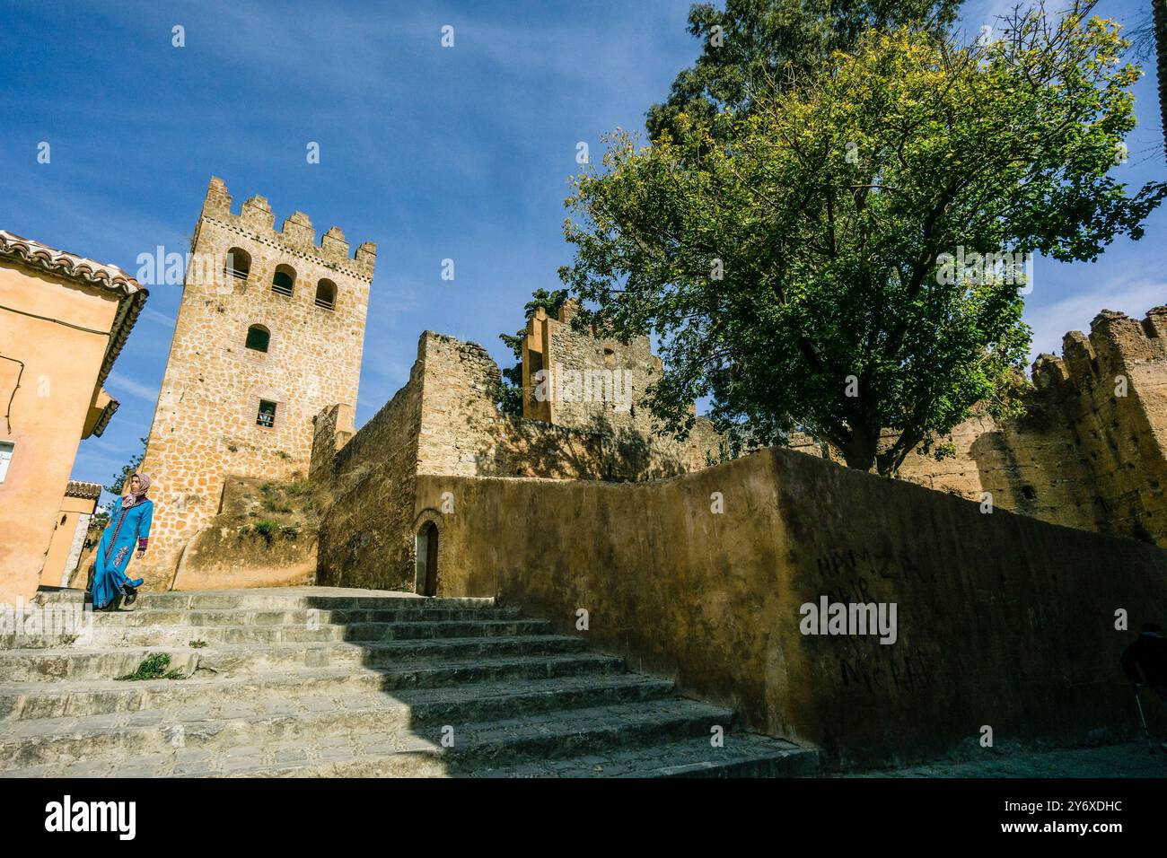 Citadel (Kasbah), built by Muley Ismail in the late 17th century ...
