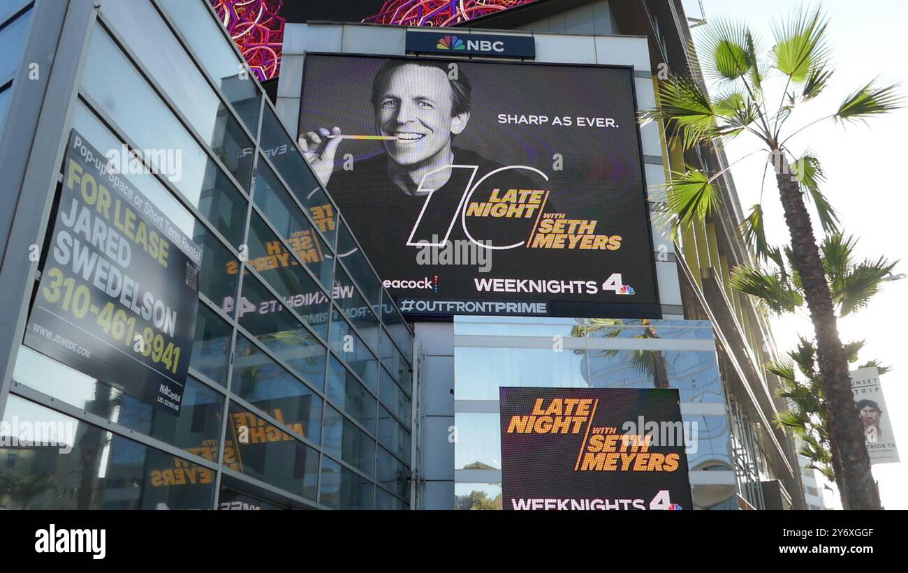 Los Angeles, California, USA 26th September 2024 Late Night with Seth ...