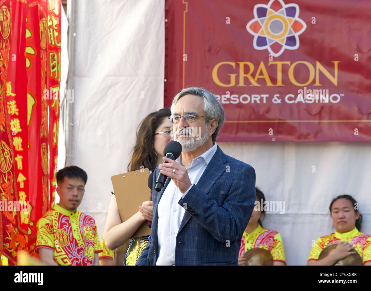 San Francisco, CA - Feb 24, 2024: Supervisor Aaron Peskin speaking on ...