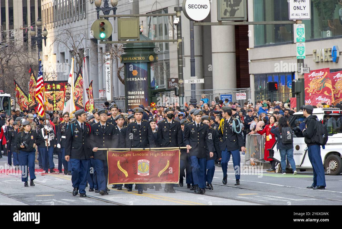 San Francisco, CA - Feb 24, 2024: Unidentified participants in the ...