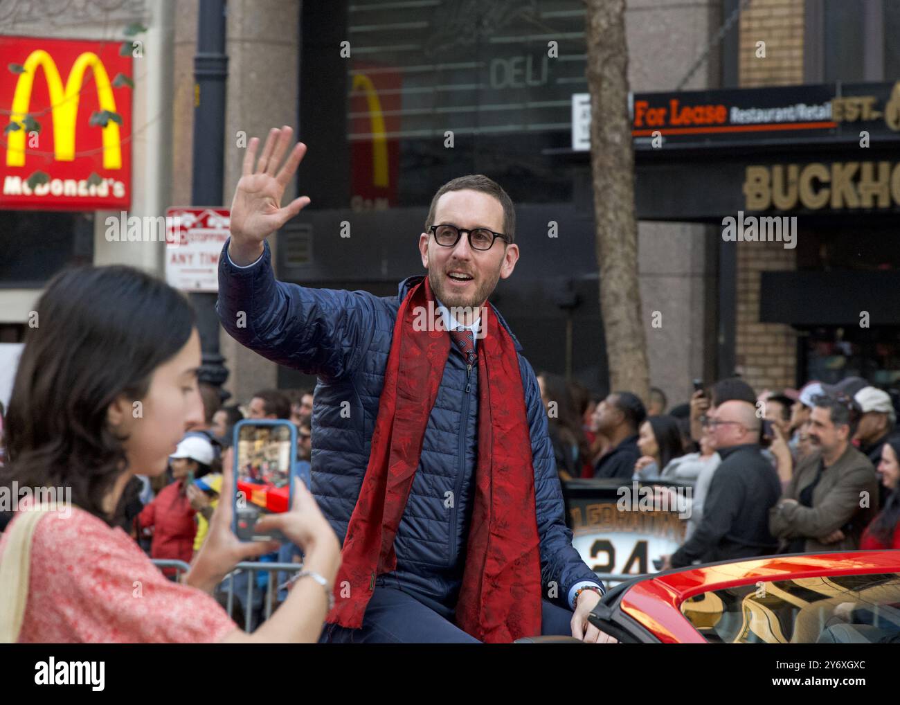 San Francisco, CA - Feb 24, 2024: Senator Scott Wiener in the Chinese ...