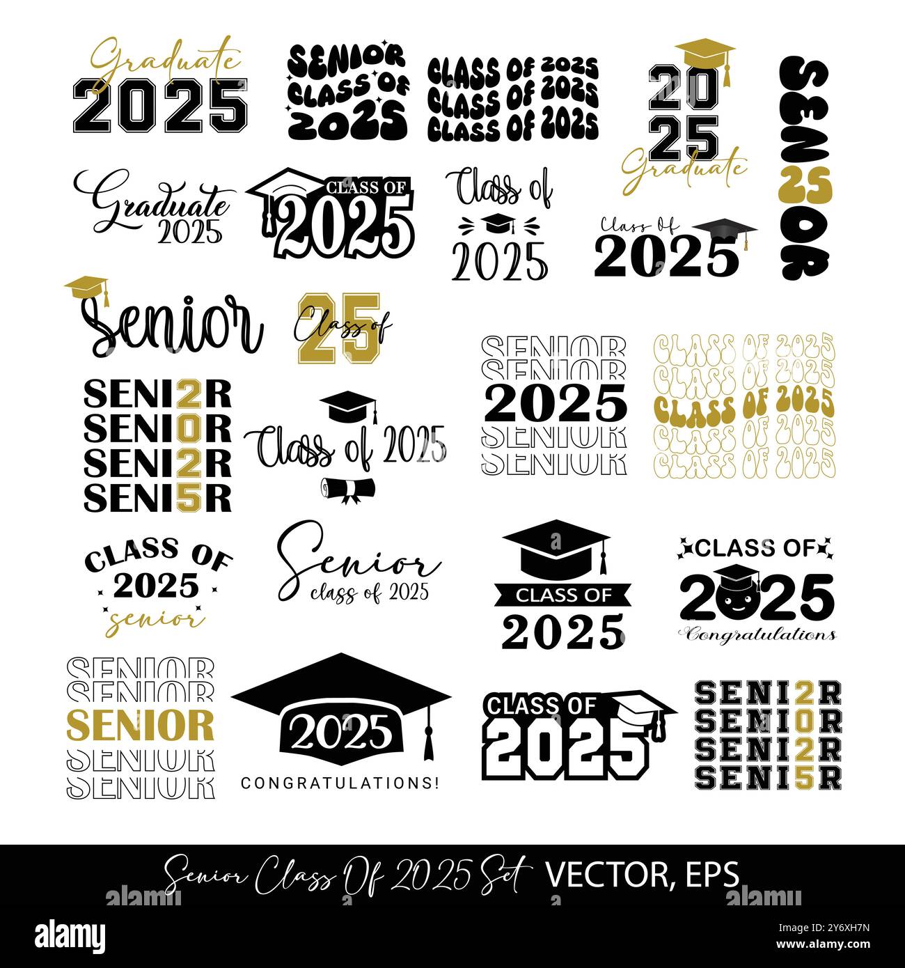 class of 2025 Graduation Quote typography vector sublimation.Senior ...
