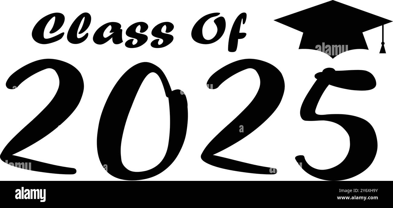 class of 2025 Graduation Quote typography vector sublimation.Senior ...