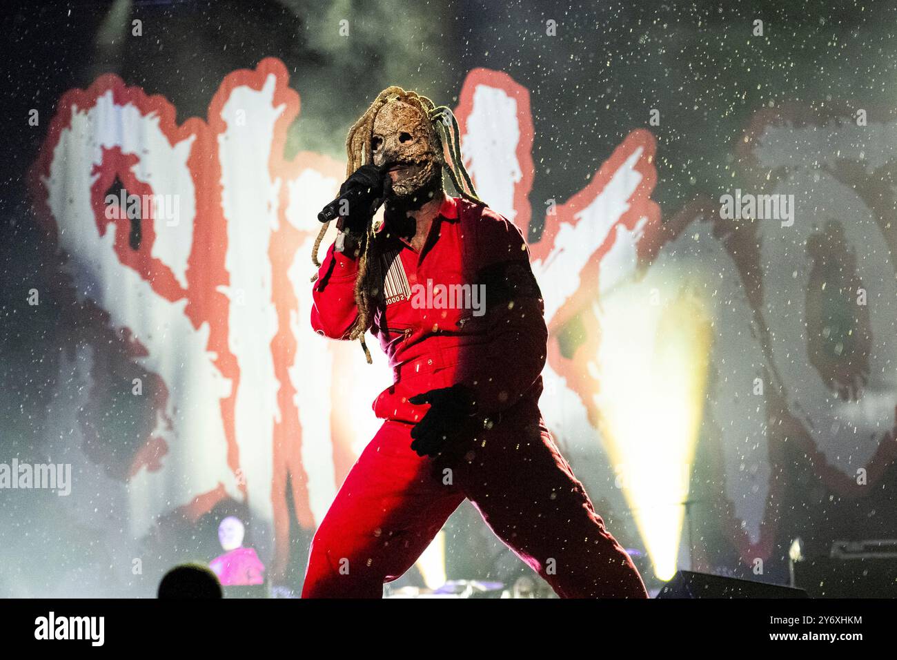 Corey Taylor of Slipknot performs during the Louder Than Life music ...