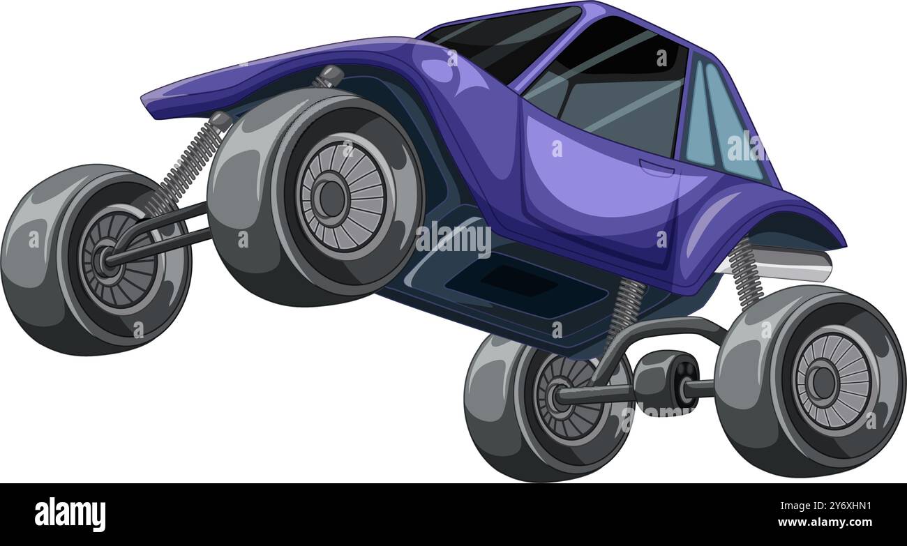 Vector image of a purple off-road car Stock Vector Image & Art - Alamy