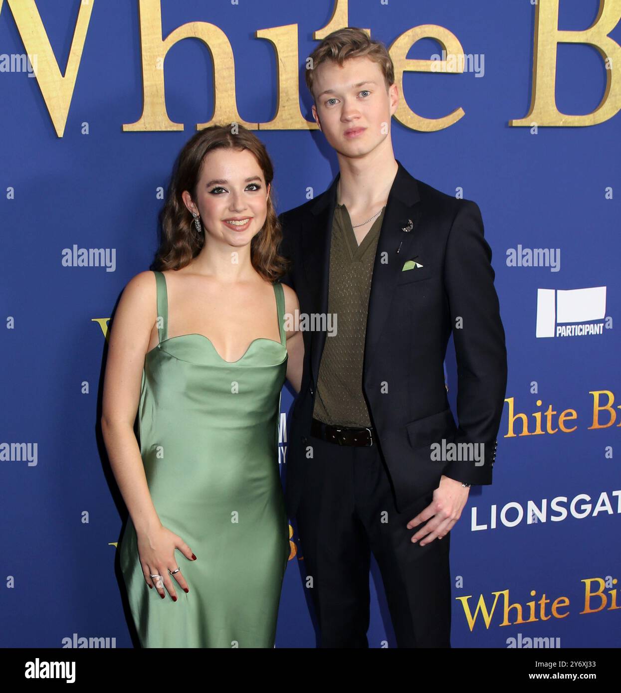 New York City, USA. 26th Sep, 2024. Ariella Glaser and Orlando Schwerdt ...