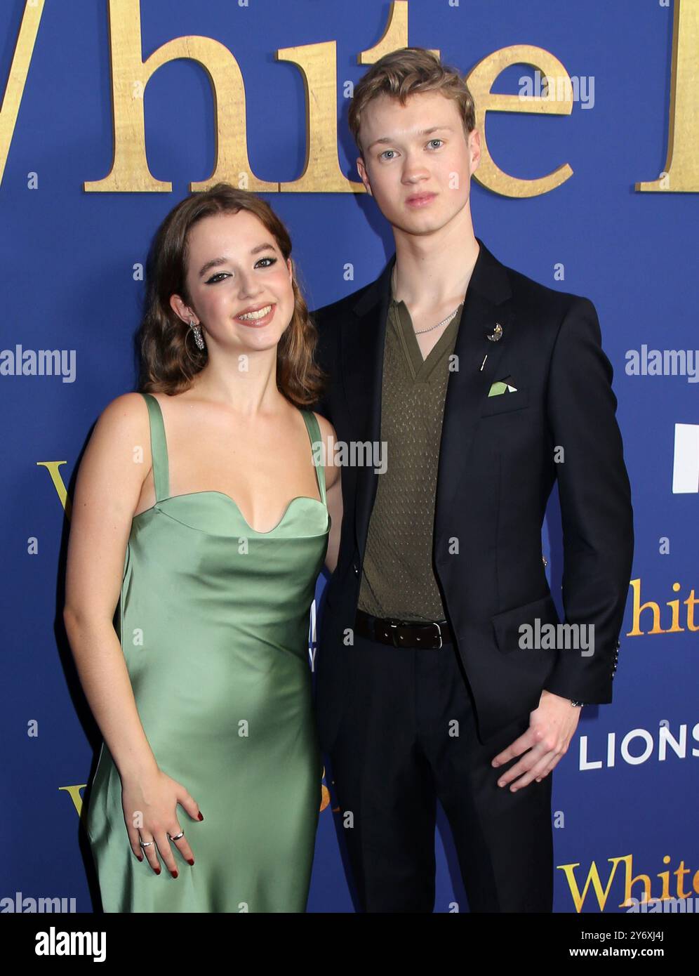 New York City, USA. 26th Sep, 2024. Ariella Glaser and Orlando Schwerdt ...