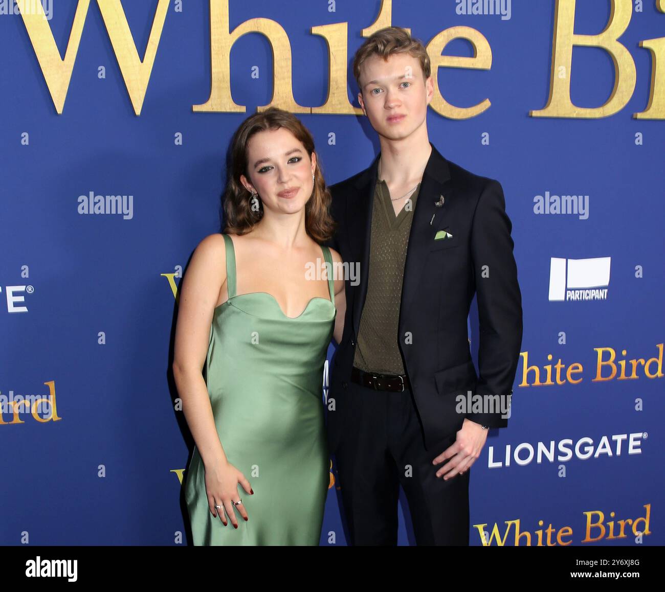 New York City, USA. 26th Sep, 2024. Ariella Glaser and Orlando Schwerdt ...