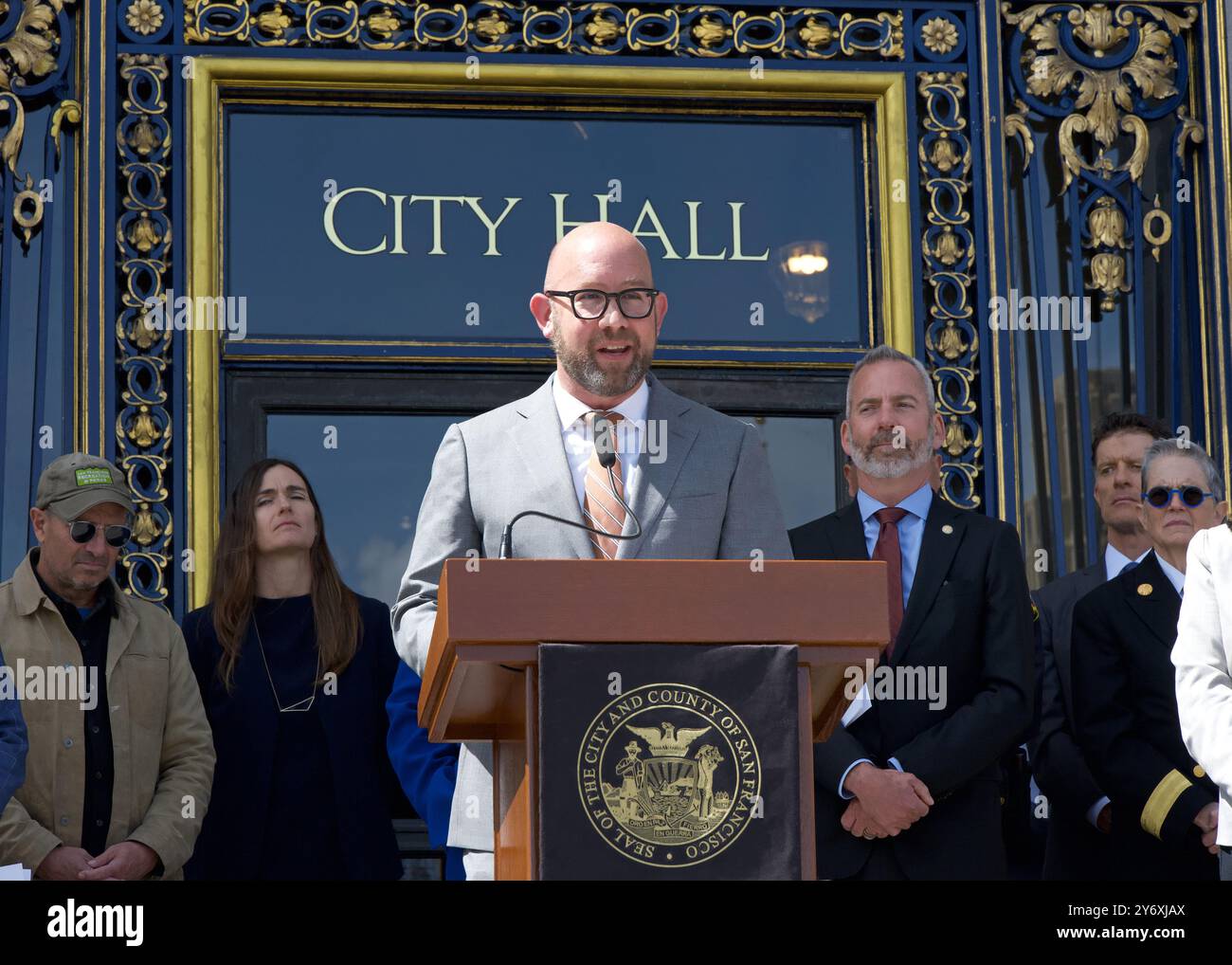 San Francisco, CA - March 28, 2024: Supervisor Rafael Mandelman ...