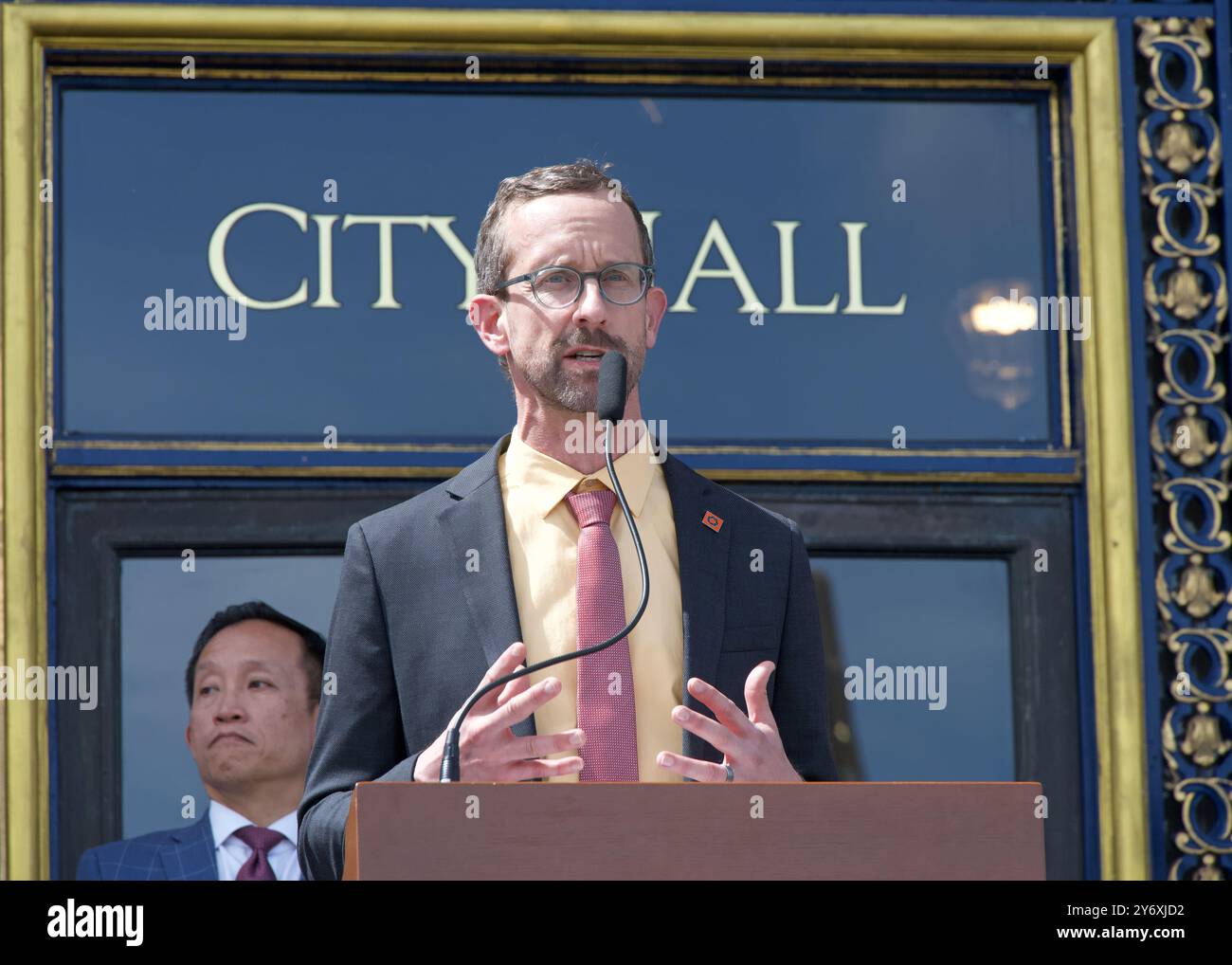 San Francisco, CA - March 28, 2024: Christopher white from SF Bike ...