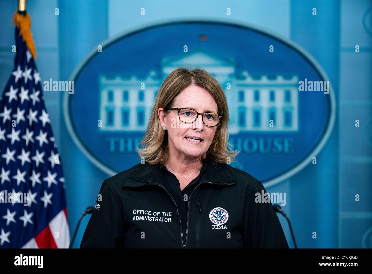 Washington, DC, USA. 26th Sep, 2024. Deanne Criswell, administrator of ...