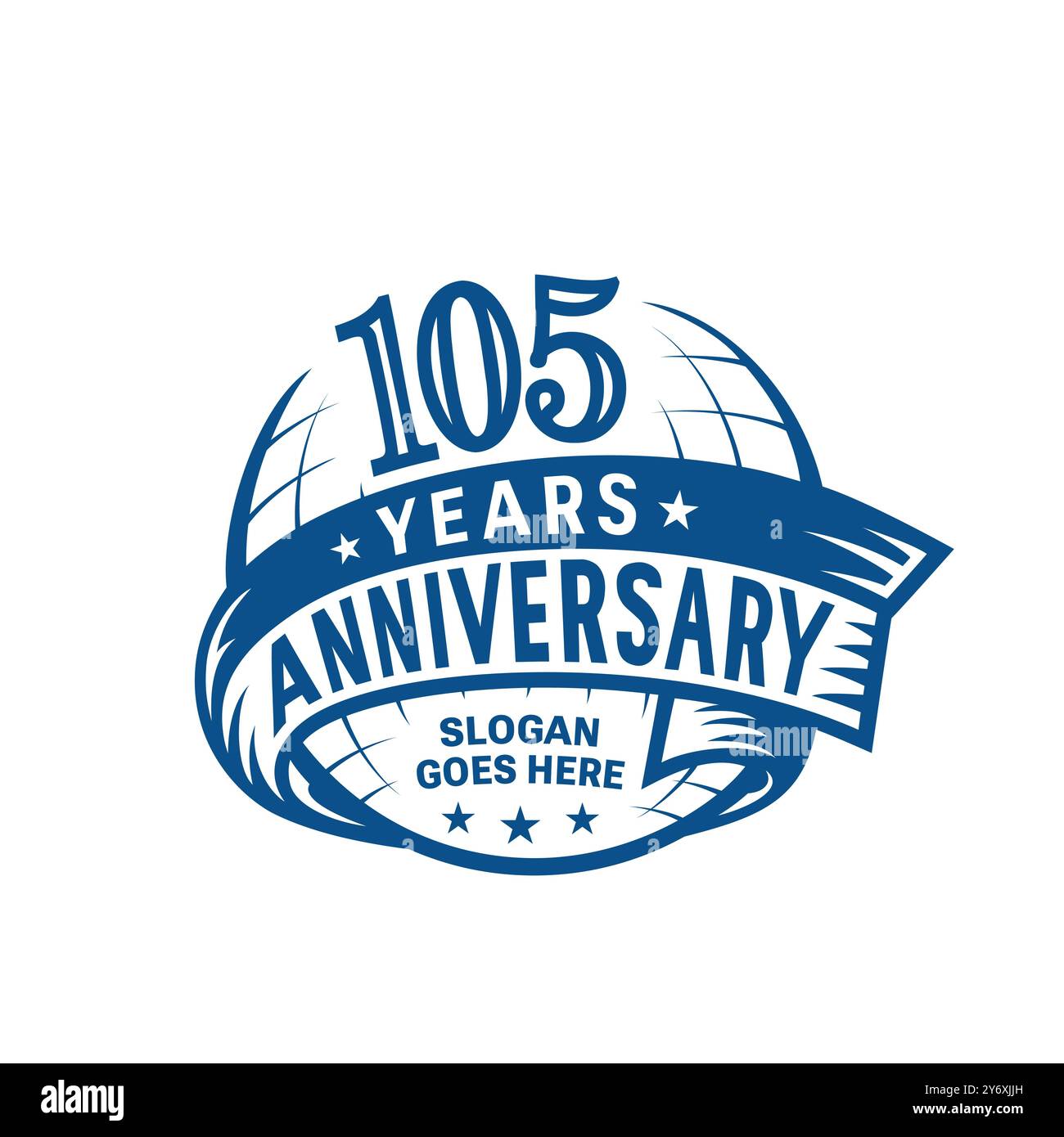 Anniversary stamp label round Cut Out Stock Images & Pictures - Alamy
