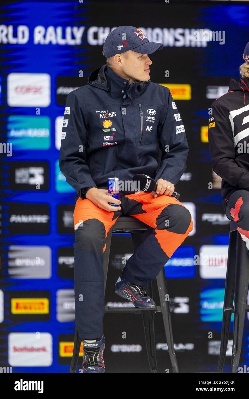 TANAK Ott, Hyundai I20 Rally1, portrait during the Rally Chile 2024 ...