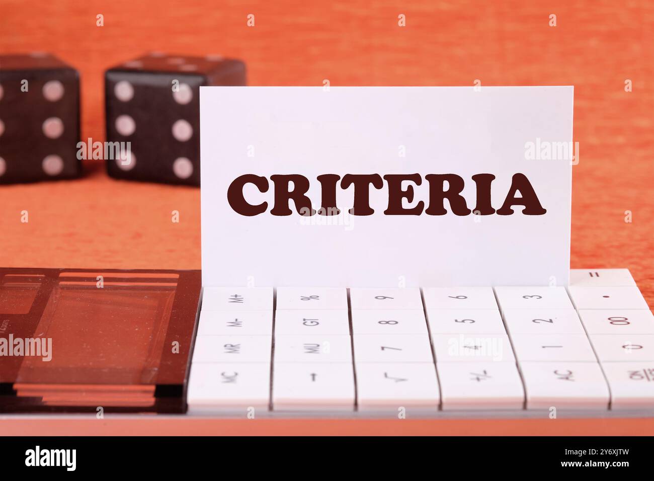 Criteria Controlling Follow Guidelines Conduct Concept. Criteria word ...