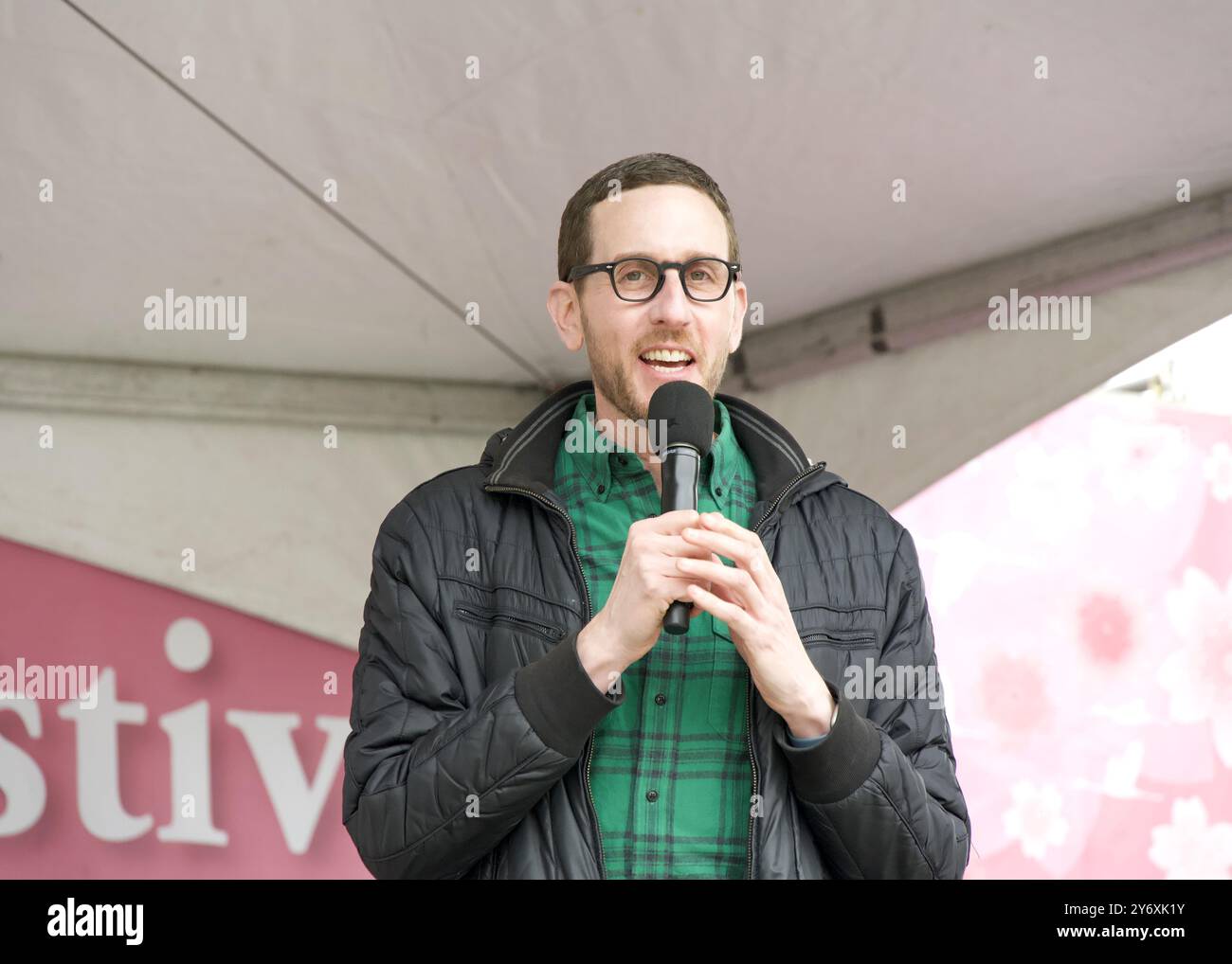 San Francisco, CA - April 13, 2024: Senator Scott Wiener speaking at ...