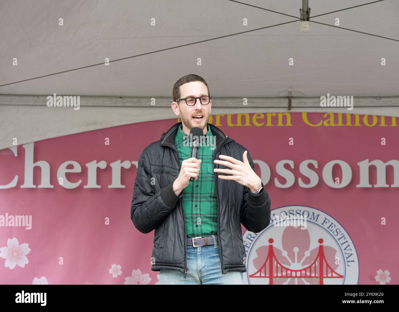 San Francisco, CA - April 13, 2024: Senator Scott Wiener speaking at ...