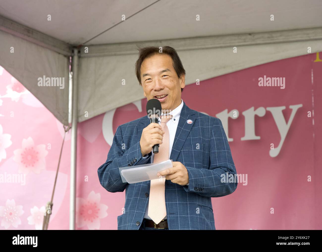 San Francisco, CA - April 13, 2024: Japan Councul General Yo Osumi ...