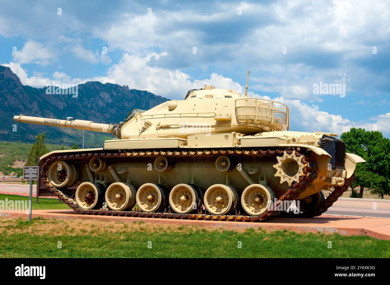 COLORADO SPRINGS, COLORADO, USA: Developed in the late 1950's, the M60 ...