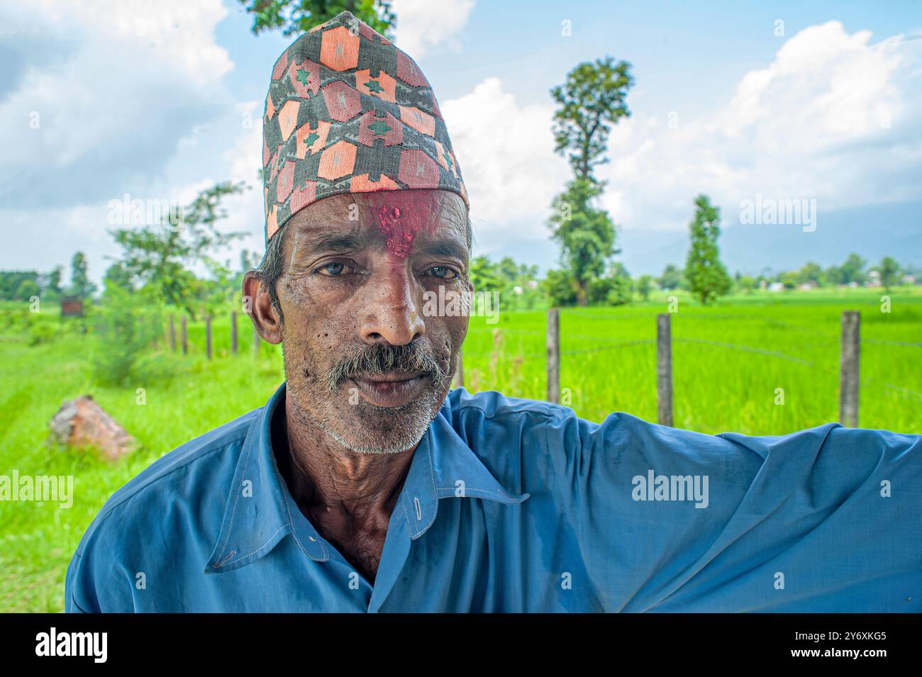 08 30 2008 Local Caretaker pandit at Vintage Old Birthplace. of ...