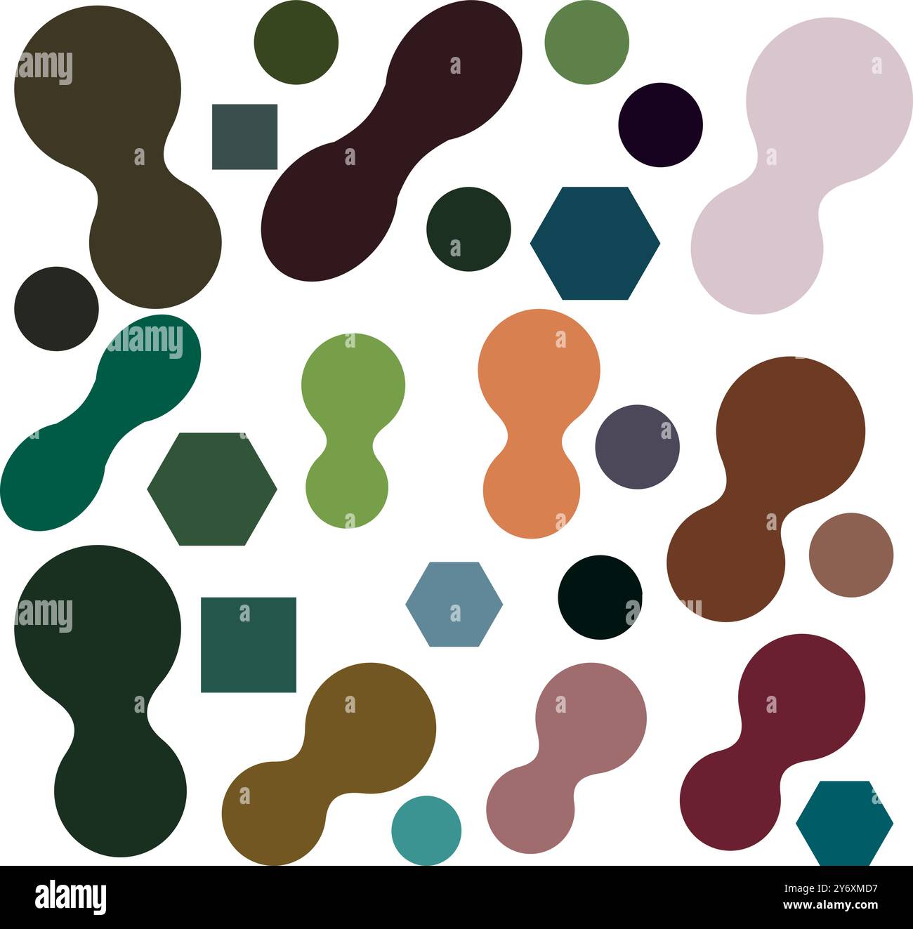 Simple and Colorful Shapes Design Stock Vector Image & Art - Alamy